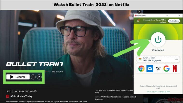 How To Watch Bullet Train On Netflix From Anywhere In 2023