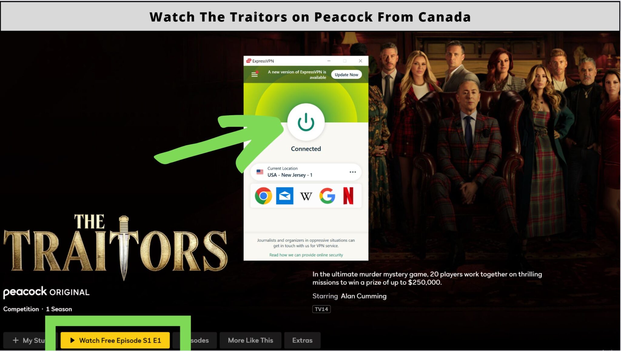 How To Watch The Traitors (2023) In Canada & US For FREE?