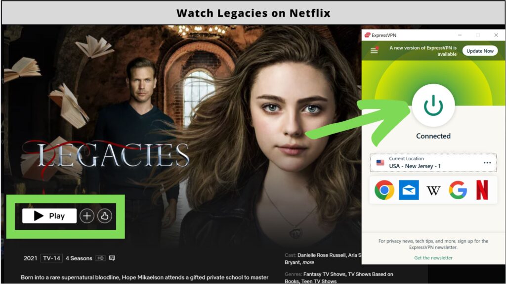 How To Watch Legacies On Netflix From The UK Or Anywhere
